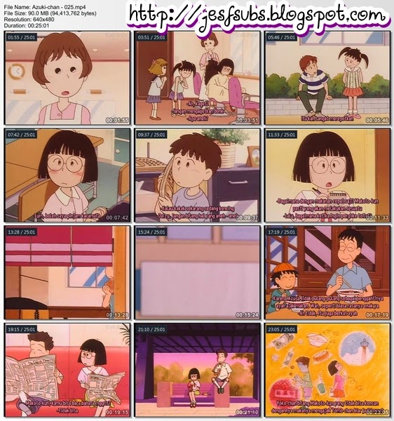 JESF SUBS: [JESF SUBS] Azuki - chan Episode 25 Indonesia Sub